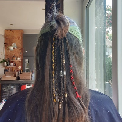 Clip in Dreadlocks and Braids Synthetic CUSTOM MADE - Etsy