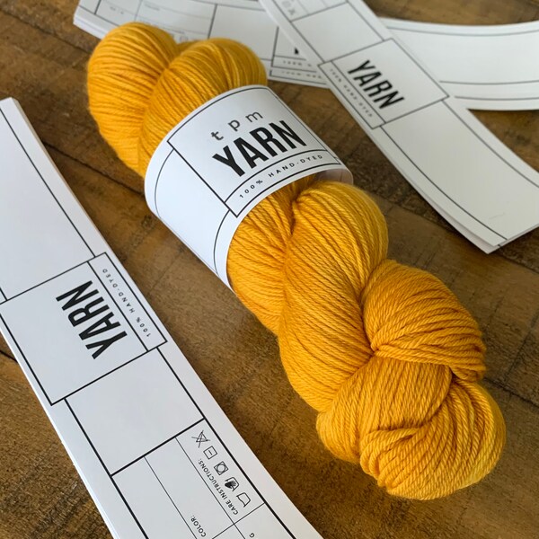 PRINTABLE BUNDLE - Yarn Tags & Labels - Digiral PDF - Wrap Labels for ...