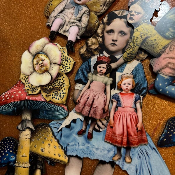 Whimsical Moon Head Cute Wood Cutouts for Ornaments, Jewelry/earrings ...