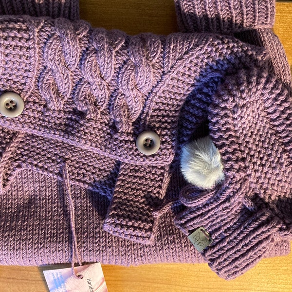 Hand Knitted Merino Wool Baby Overalls: Unisex Jumpsuit Romper - Etsy