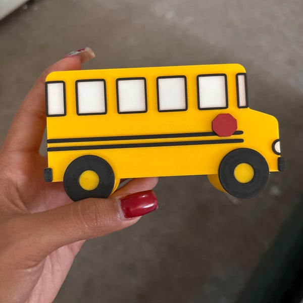 School Bus Magnetic Marker Holder | Whiteboard Organizer for Classroom ...