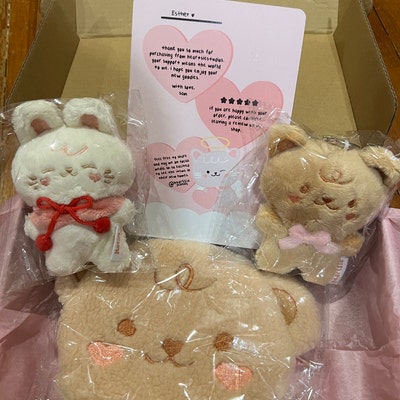 Choco Bear Plush Coin Purse Kawaii Bear Bag Plush Purse - Etsy