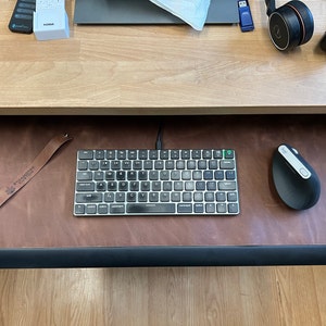 Leather Desk Mat Custom Desk Pad Extra Large Desk Mat | Etsy