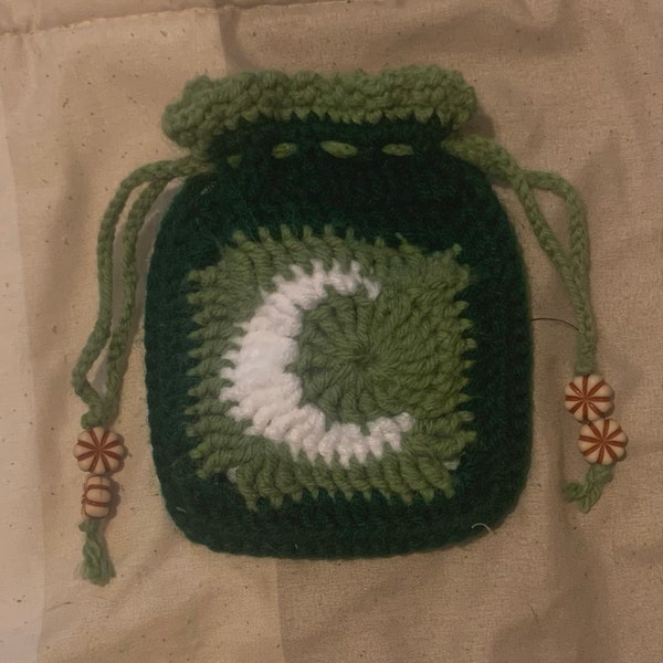 Sun and Moon Drawstring Pouch Crochet PDF PATTERN - Intermediate ...