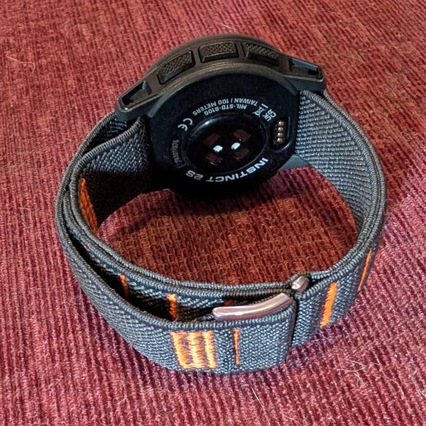 NYLON LOOP BAND Compatible With Garmin Instinct Forerunner Venu Fenix ...