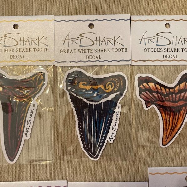 Mako Shark Tooth Sticker/decal - - Etsy