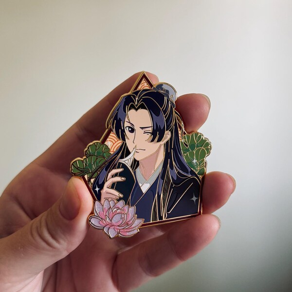 Tokoyami Chibi MHA Enamel Pin - Etsy