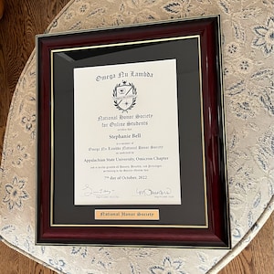 Four Certificate Frame Degree Framing Holds 4 Diploma Quadruple Documents Framing Professional ...