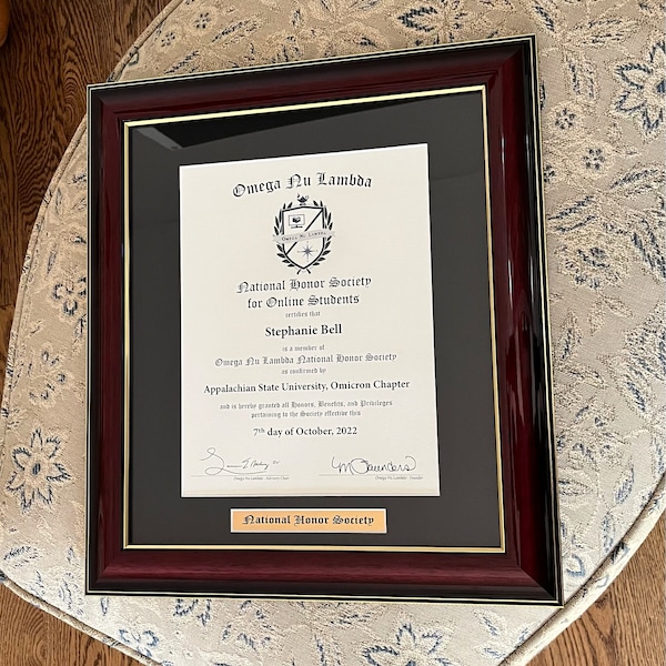 Four Certificate Frame Degree Framing Holds 4 Diploma Quadruple Documents Framing Professional ...