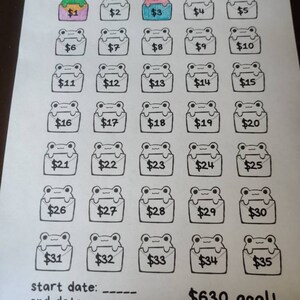 Cash Binder Label Designs Canva Templates - Etsy