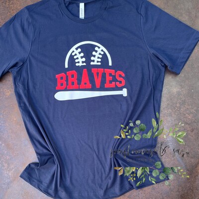 Braves SVG File Png Jpg, Dxf, Easy to Cut Files, Baseball Cutting File ...