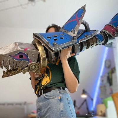 Jinx Arcane Fishbones Cosplay Blueprint and Instruction Guide PDF - Etsy