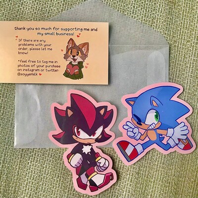 SONIC Stickers - Etsy