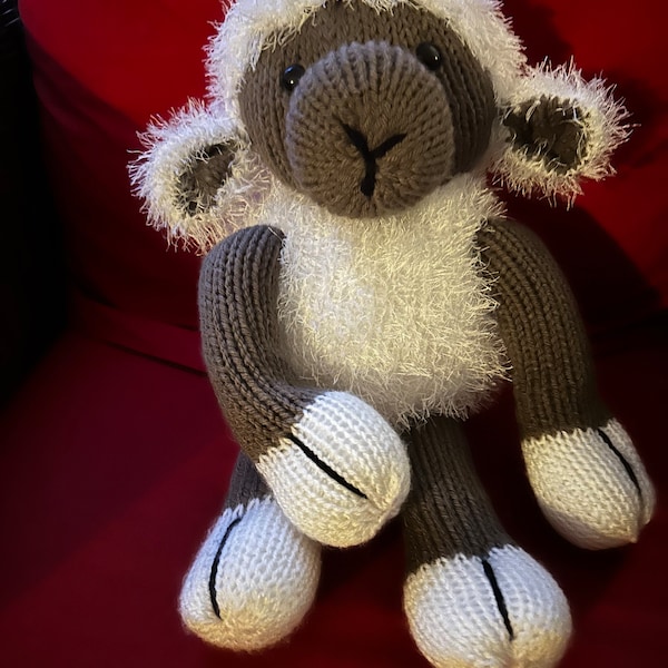 Lamb - Circular Knitting Machine Pdf Pattern - Sentro Addi Express - Etsy