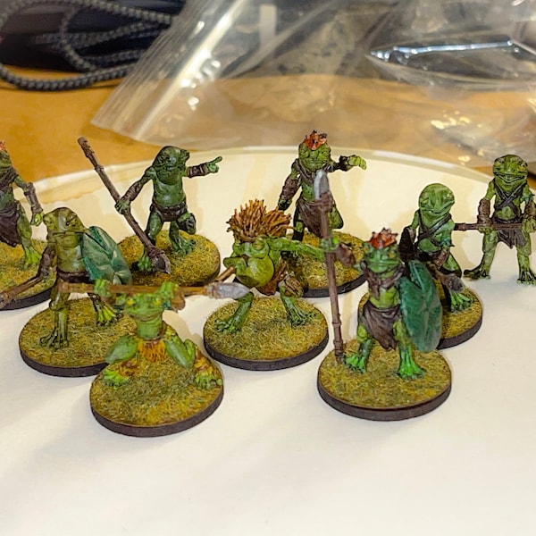 Frogman Frog Man Models for Rpgs, Wargames,npcs Bullywug - Etsy UK