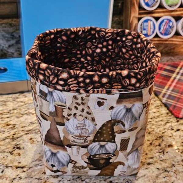 Debbie Mumm Seed Packets Fabric Basket With Handles, Bin, Container ...