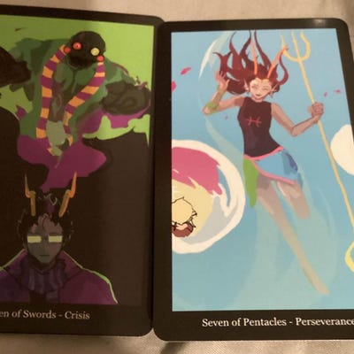 Homestuck Tarot Deck 78 Cards Full Set Unofficial Fanmade Illustrations ...