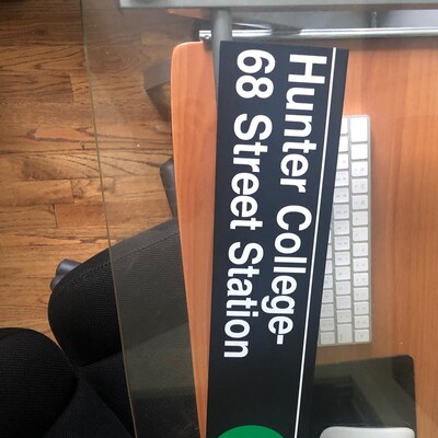 Hunter College-68 Street Station New York City Subway Sign Wood Sign - Etsy