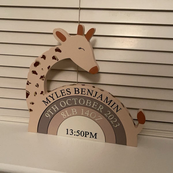 Engraved Stacking Giraffe - Etsy