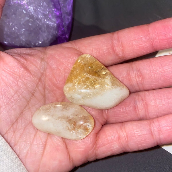 Citrine, Citrine Tumble Stone, Tumbled Citrine, Citrine Crystal ...