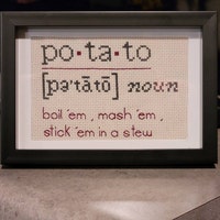 Potato Samwise Quote, Cross Stitch PATTERN Instant Download Samwise ...