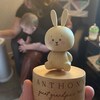 Personalized Bunny Musical Carousel | Custom Heirloom,engraved Wooden ...