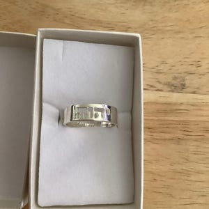 Jesus Name Ring Hebrew Christian Jewelry Yeshua My Savior Ring Yeshu ...