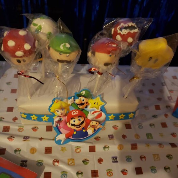 Video Game Character Inspired Cake Pops - Etsy