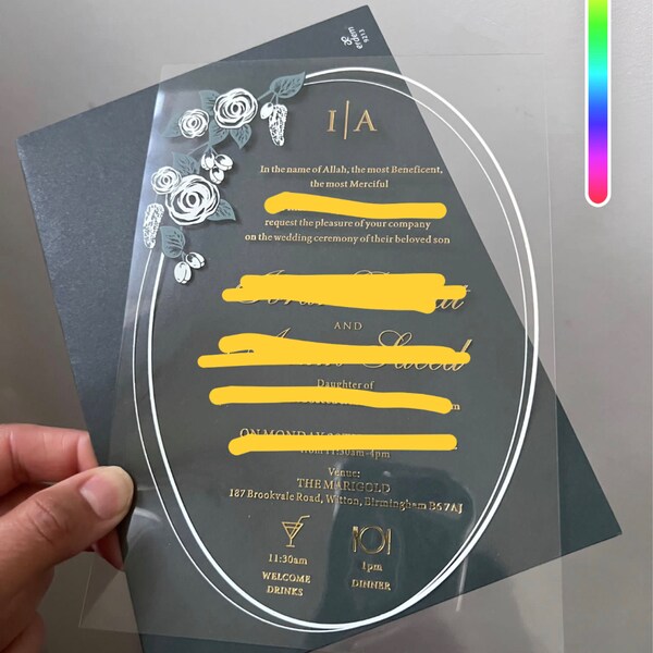 Wedding Invitation, Paper Invitations, Paper Black Invitations ...