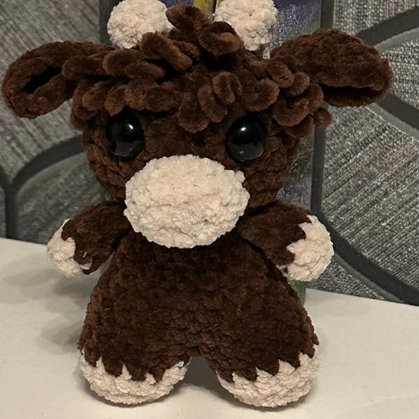 Baby Cows TRIO Pattern- Baby Longhorn, Baby Cow, Baby Highland, Crochet ...