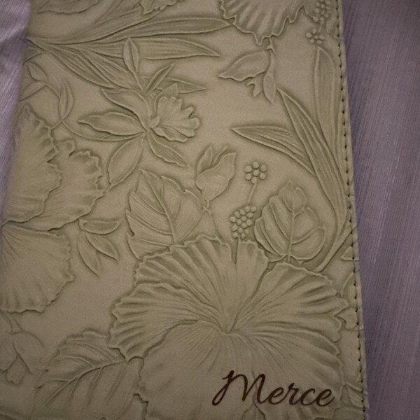 Retro Embossed Flower Leather Kindle Case, All New Kindle Paperwhite ...