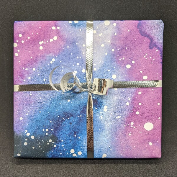 Watercolour Galaxy Wrapping Paper - Galaxy Gift Wrap - Night Sky Paper ...