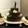 18 Inch Gold Wedding Cake Stand Round Rustic Cake Stand Golden ...