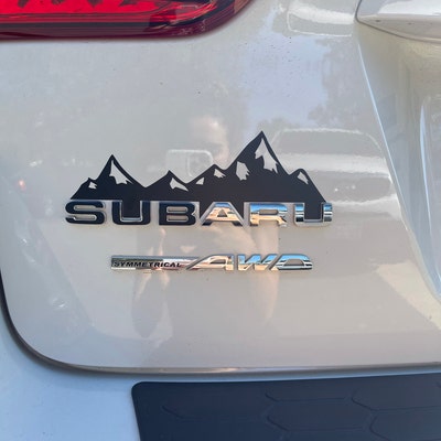 Mountain Badge Decal for Subaru, Decal for Crosstrek, Crosstrek Badge ...