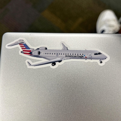 Boeing 777 Qantas Aviation Glossy Vinyl Sticker Decal Water-resistant ...