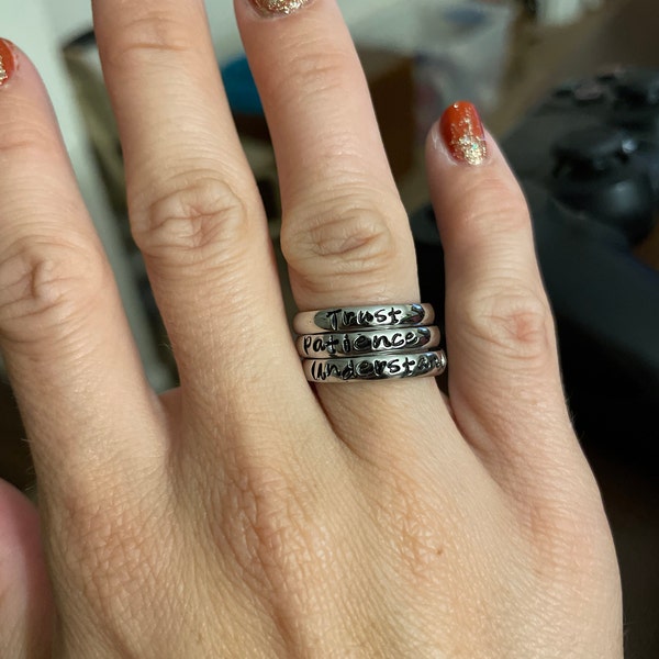 His Fiona Her Shrek Ring Set 8mm Stainless Steel With Black Trim ...