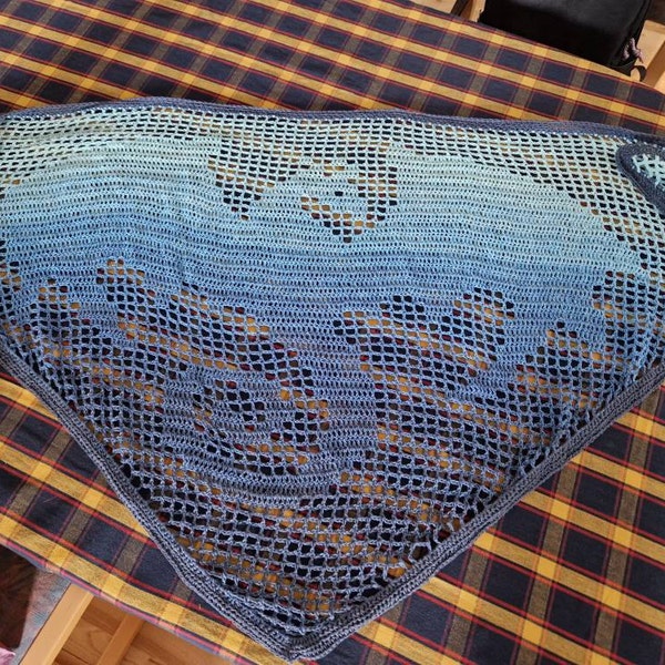 Crochet Dragon Shawl - PATTERN ONLY - Etsy