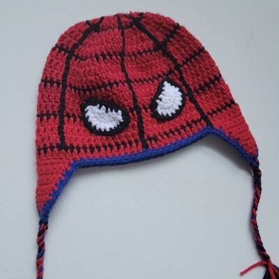 Crochet PATTERN Superhero Spider Web Hat Baby to Adult Size - Etsy ...