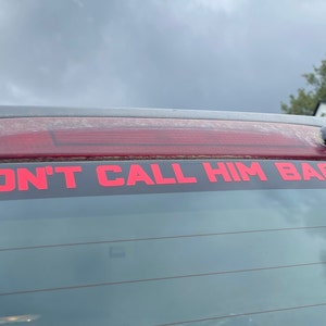 Custom Text Vinyl Decal Car Window Banner Personalized - Etsy