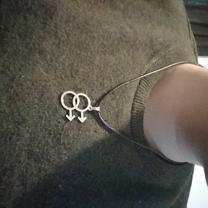 Double Mars Symbol Male Arrow Gay Pride 1 Stainless | Etsy