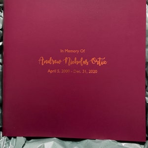 Handmade and Personalised Large Leather Album - Etsy