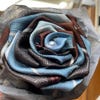 Upcycled Denim Roses With Stems, Blue Jeans Roses, Birthday Gift, Eco ...