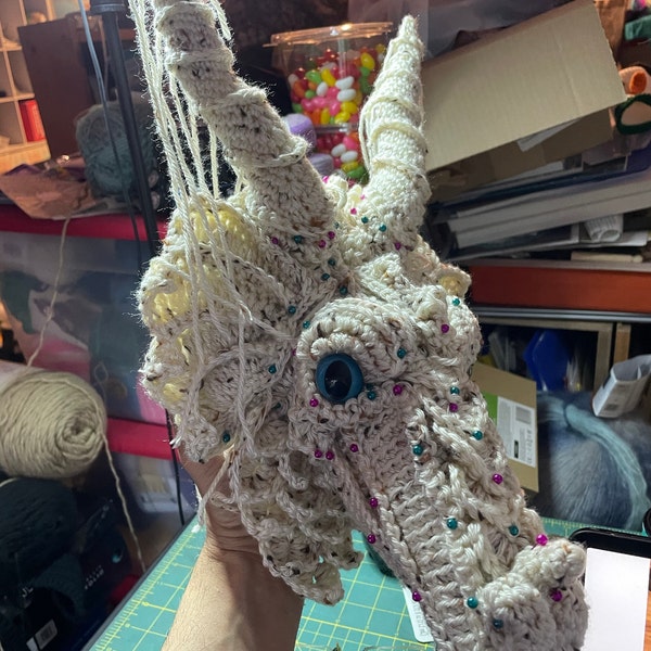 Guardian Dragon Crochet Wall Hanging Pattern Only - Etsy