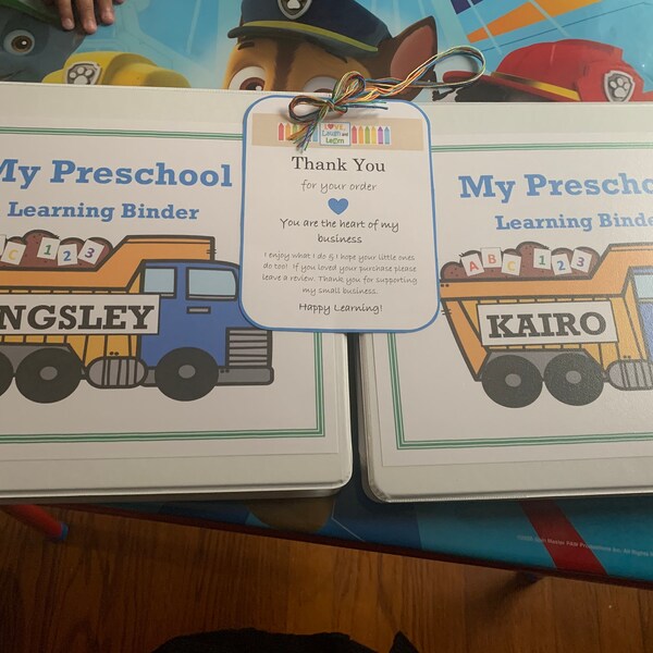 Preschool Learning Binder Transportation Theme - Etsy