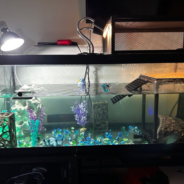 Tank Topper Turtle Dock Sits on Top of Your Aquarium and Fits 18-19 ...