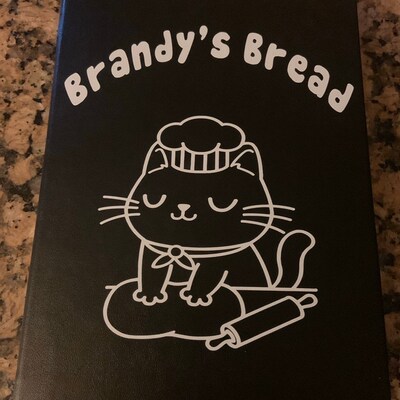 Kneading Cat SVG Cut File Funny Cat Making Bread Chef Kitchen Baking ...