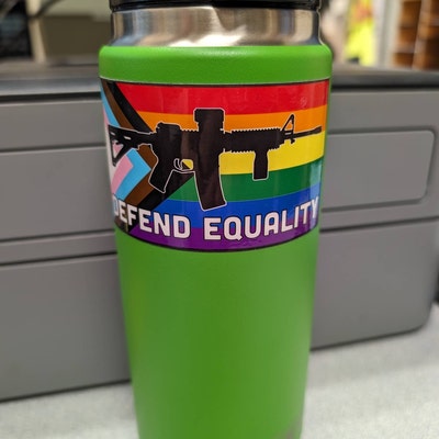 Defend Equality Trans Flag and Rifle Hard Enamel Pin - Etsy