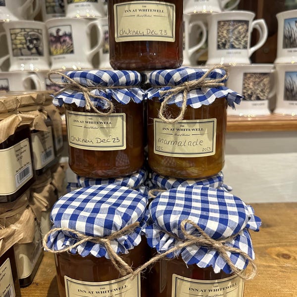 JAM Jar Tops Cloth X 36 GINGHAM Includes Bands. Choose From 11 Colours ...