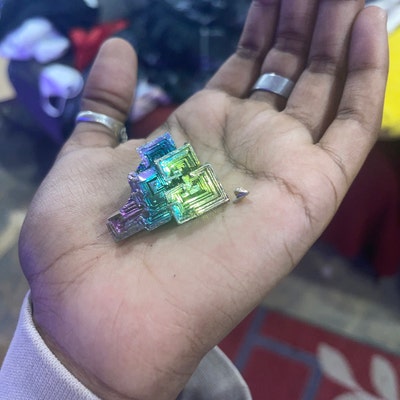 Large Rainbow Bismuth Duck Family, Made by the Bismuth Smith - Etsy