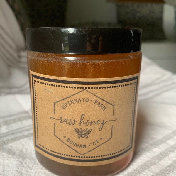 Raw Honey Labels Stamp - Honey Labels for Jars Rubber Stamp - Local ...